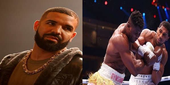 Rapper Drake loses $615,000 bet on Joshua-Ngannou fight - Wazobia ...